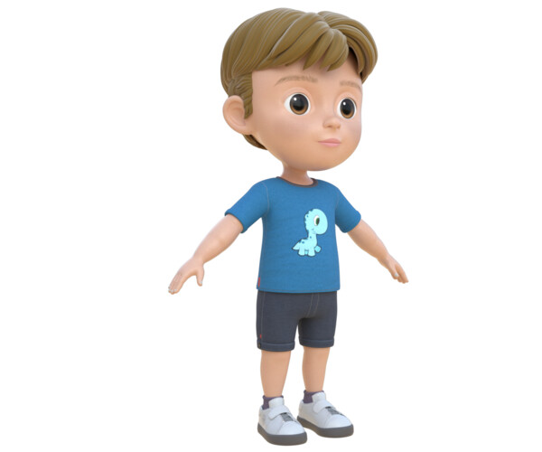 ArtStation - julian cartoon character Model 3D model | Resources