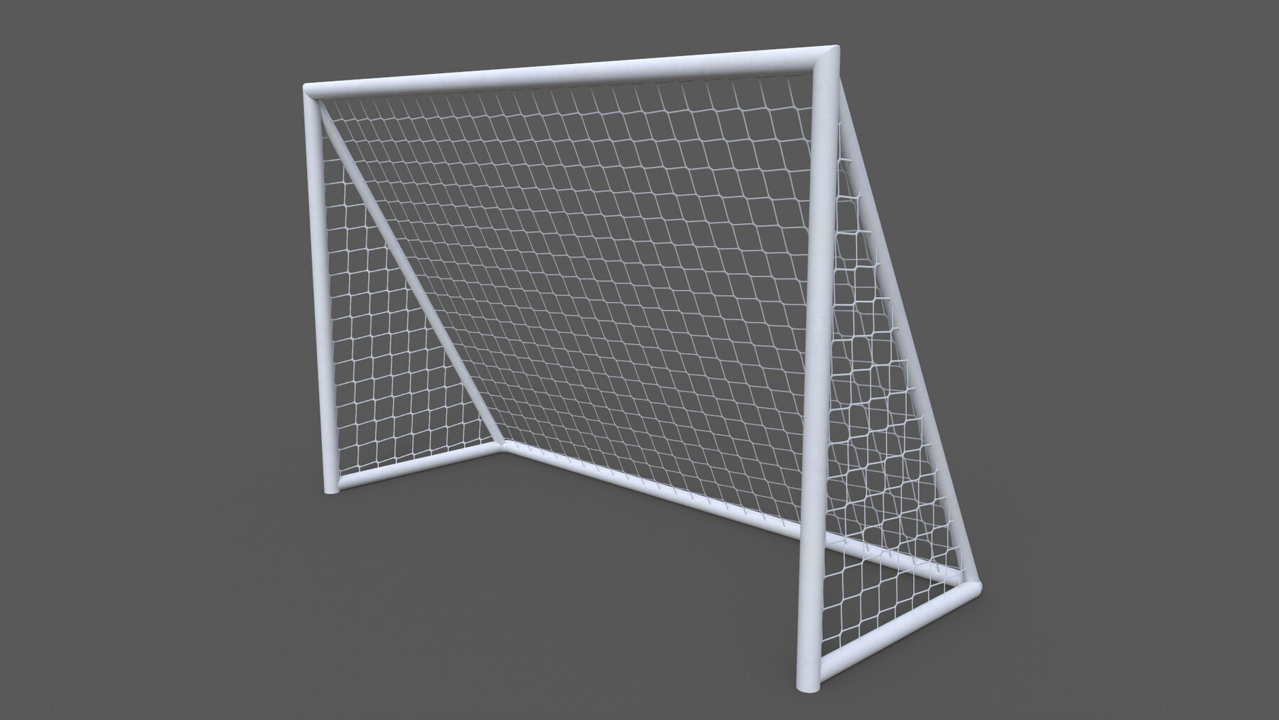 ArtStation - PBR Soccer Football Goal Post A | Game Assets