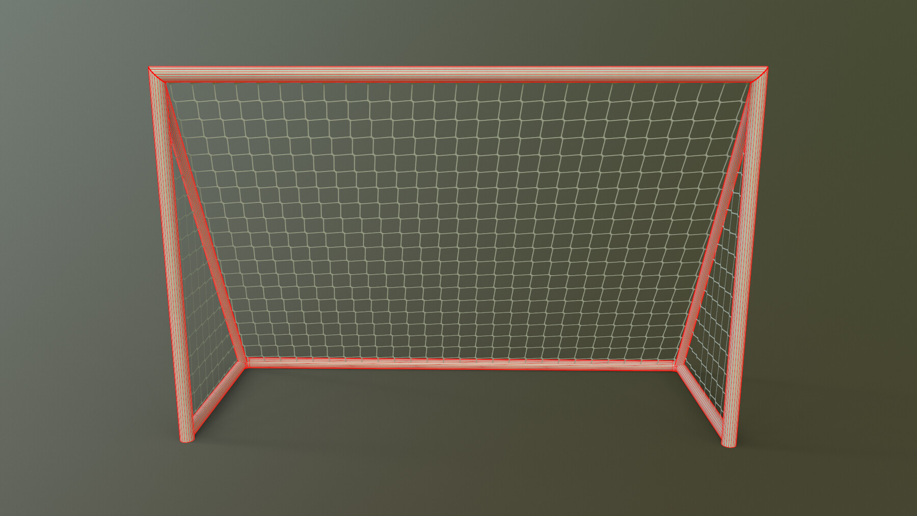 ArtStation - PBR Soccer Football Goal Post A | Game Assets
