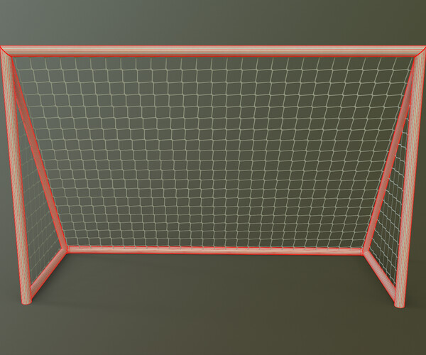 ArtStation - PBR Soccer Football Goal Post A | Game Assets