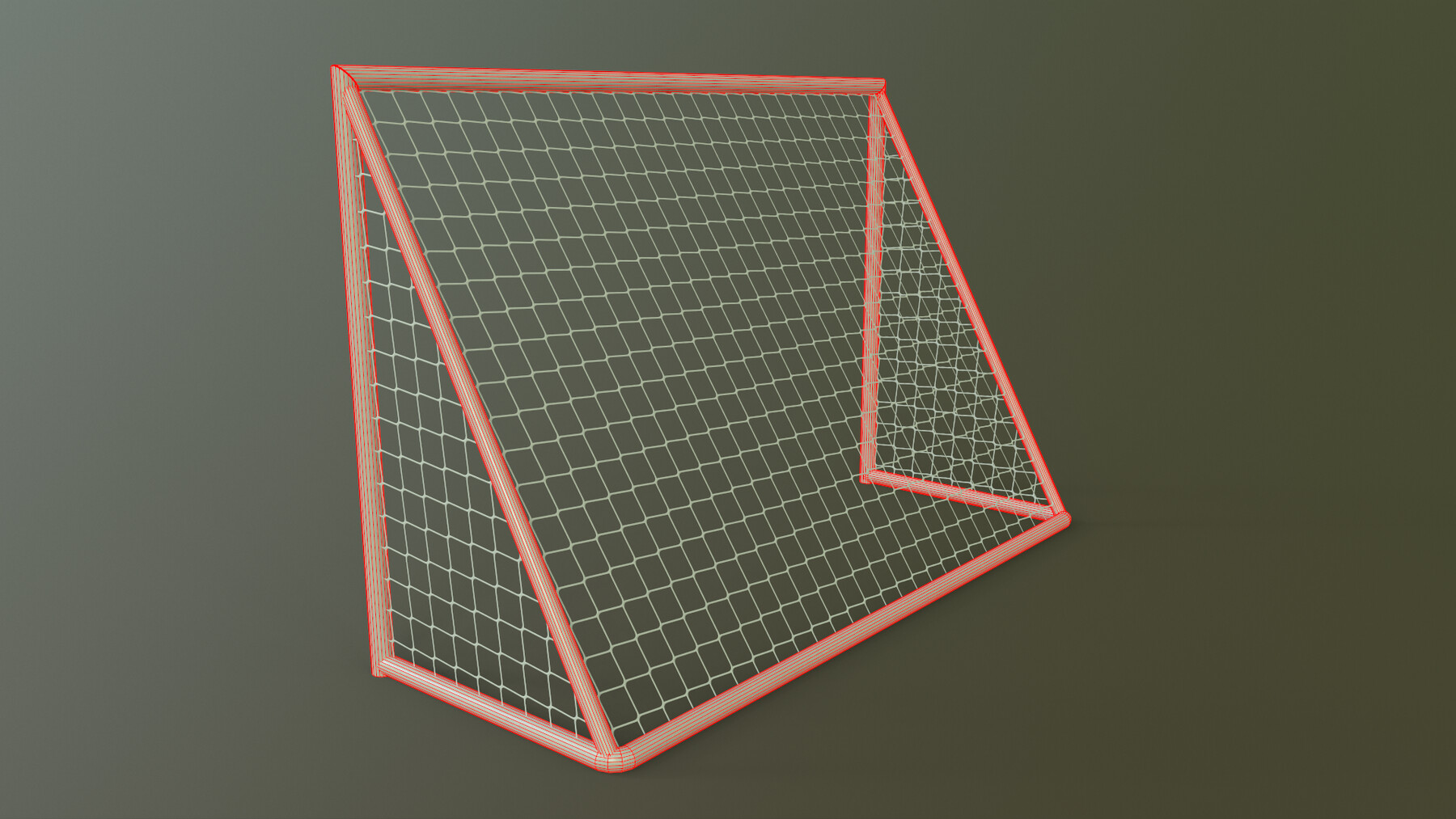 ArtStation - PBR Soccer Football Goal Post A | Game Assets