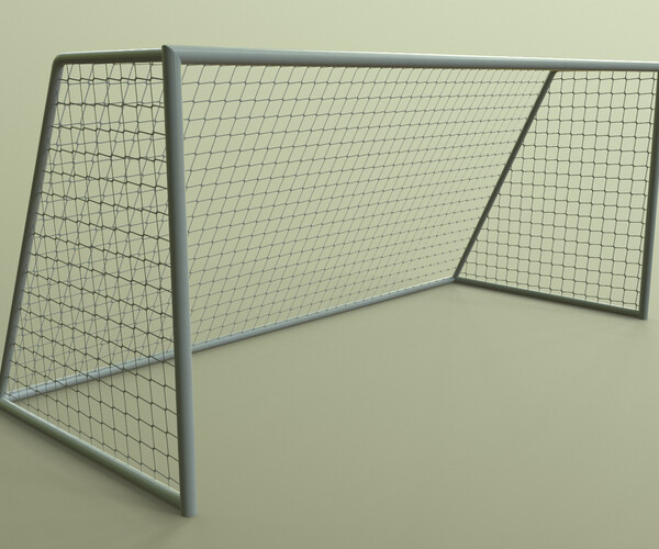ArtStation - PBR Soccer Football Goal Post C | Game Assets