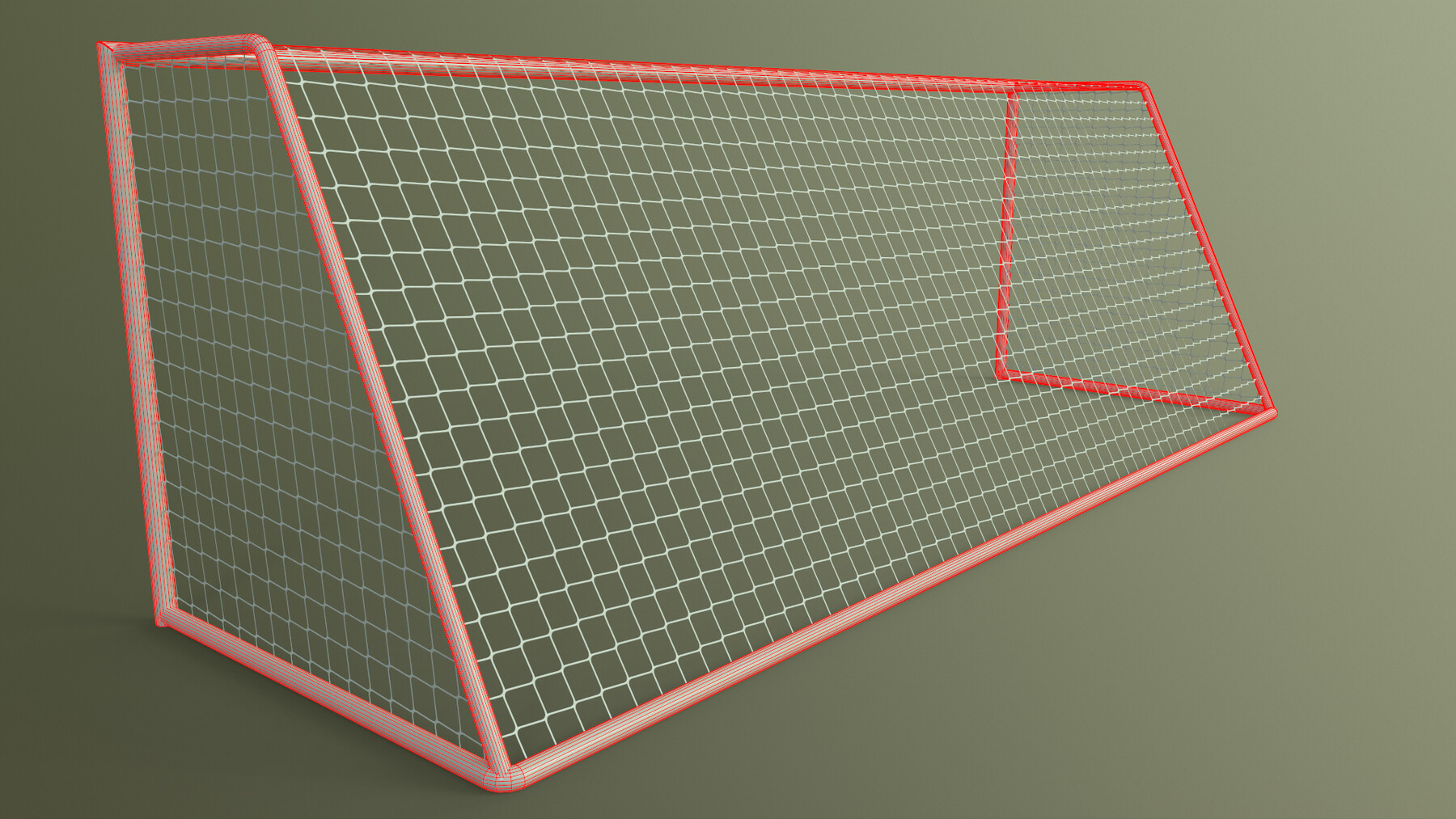 ArtStation - PBR Soccer Football Goal Post D | Game Assets