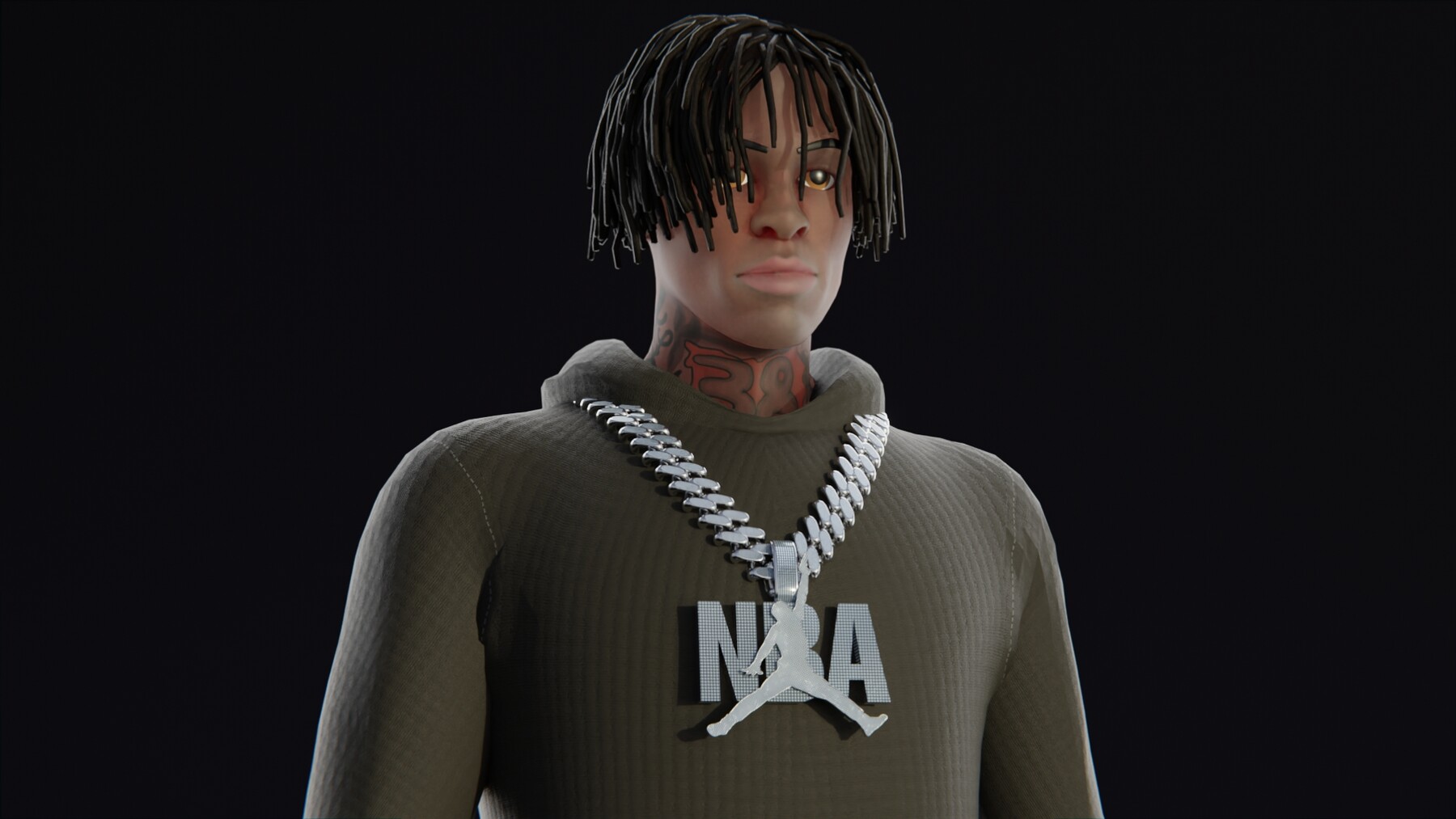 ArtStation - NBA Youngboy - Stylized | Game Assets