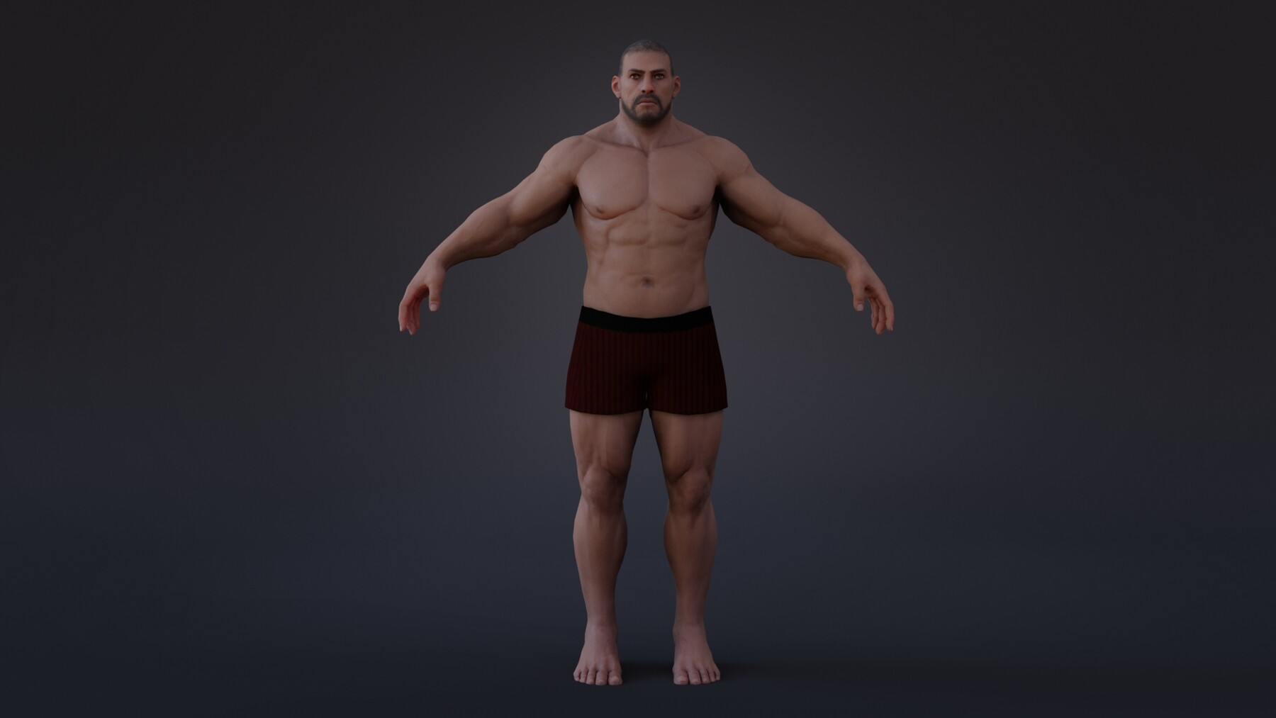 ArtStation - Male Base Heavy Rig | Game Assets