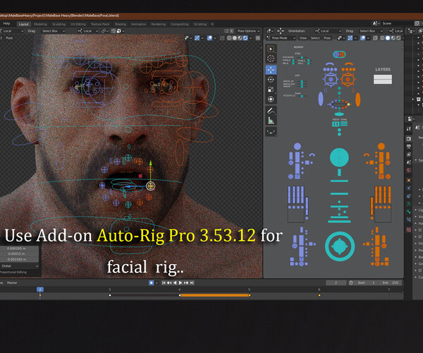 ArtStation - Male Base Heavy Rig | Game Assets