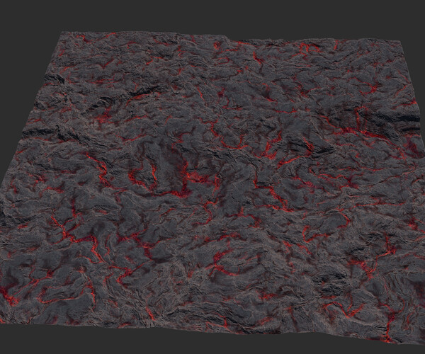 ArtStation - Volcanic Terrains Collection Vol.1 | 12 Terrains at 8k ...