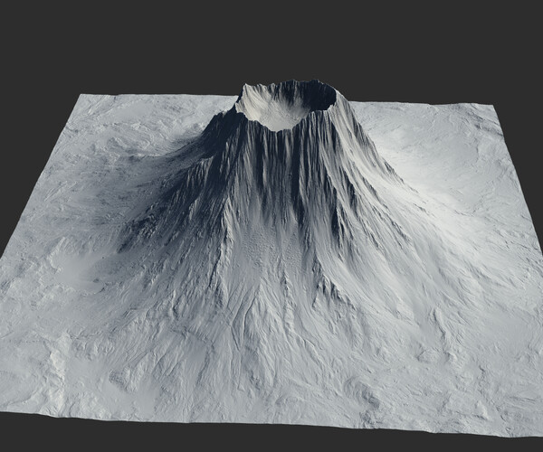 ArtStation - Volcanic Terrains Collection Vol.1 | 12 Terrains at 8k ...