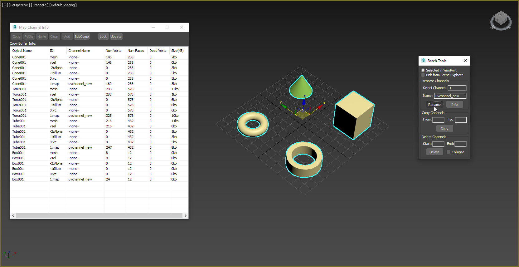 ArtStation - Batch UV Channel Tools | Resources