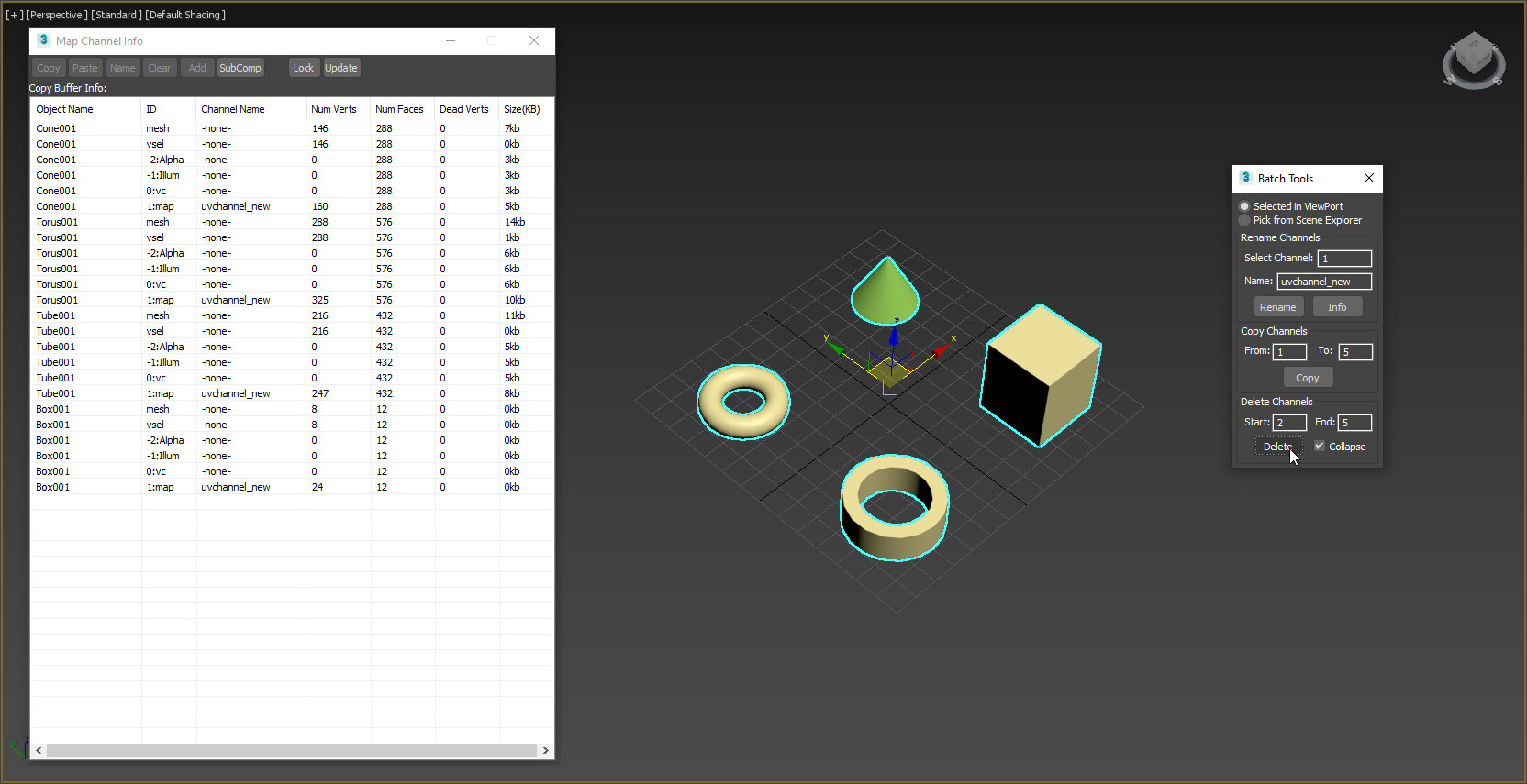 ArtStation - Batch UV Channel Tools | Resources