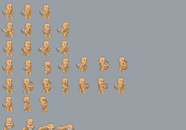 ArtStation - Side View Model Characters Set | Game Assets