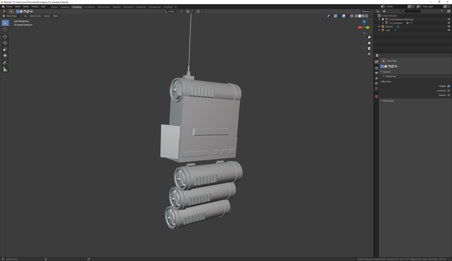 ArtStation - Star Wars 3D Backpack 212th attack battalion Clone Trooper ...