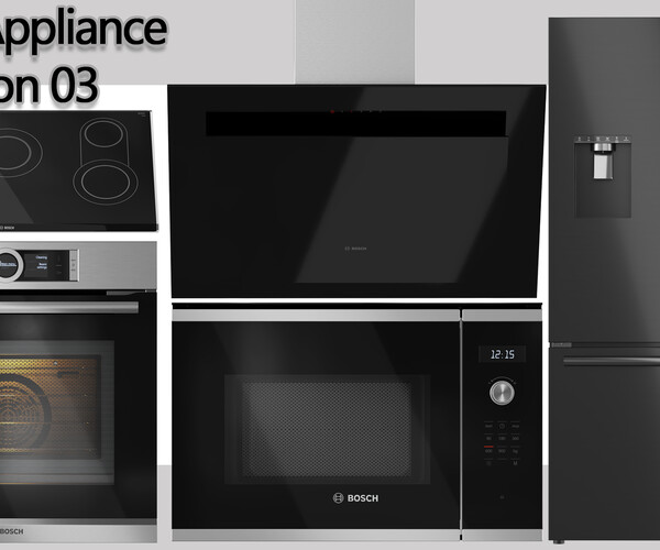 ArtStation - Bosch Appliance Collection 03 | Resources
