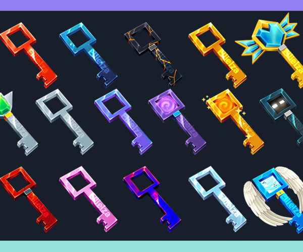 ArtStation - Game Icons - Key pack | Game Assets