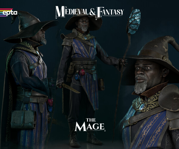 ArtStation - The Mage | Game Assets