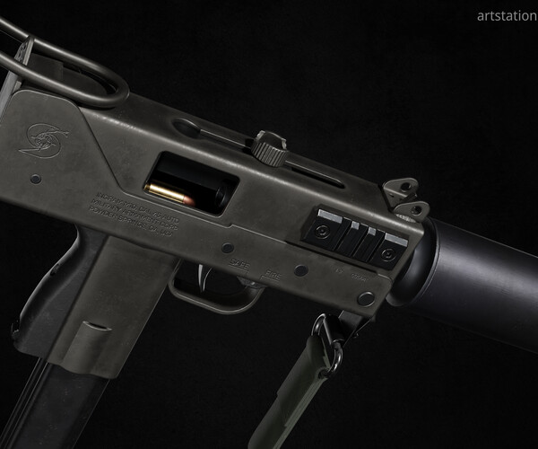 ArtStation - Ingram MAC-10 (Game Ready) | Game Assets