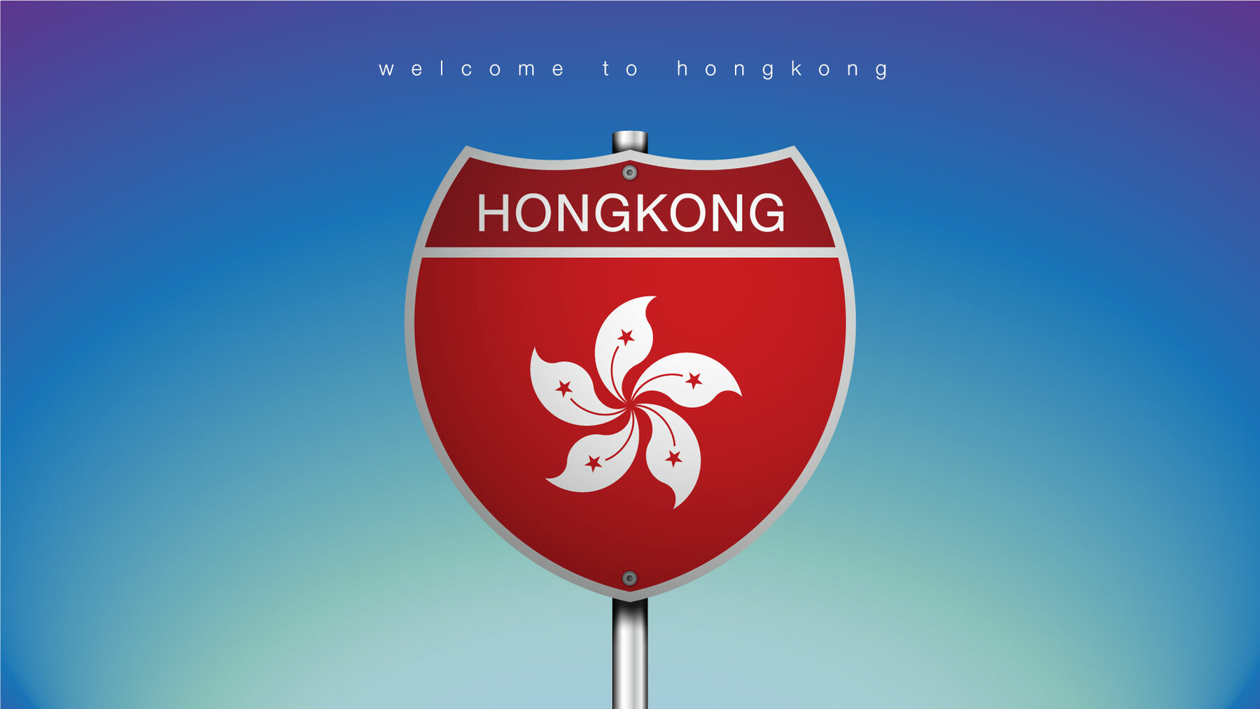 ArtStation - 18 ICON The City Label & Map of HONG KONG In American ...
