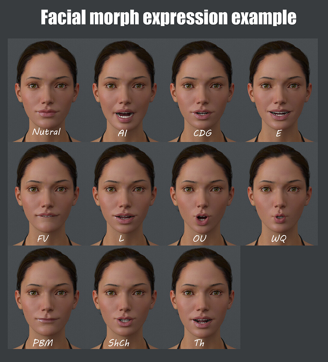 ArtStation - Female Base Rig | Game Assets