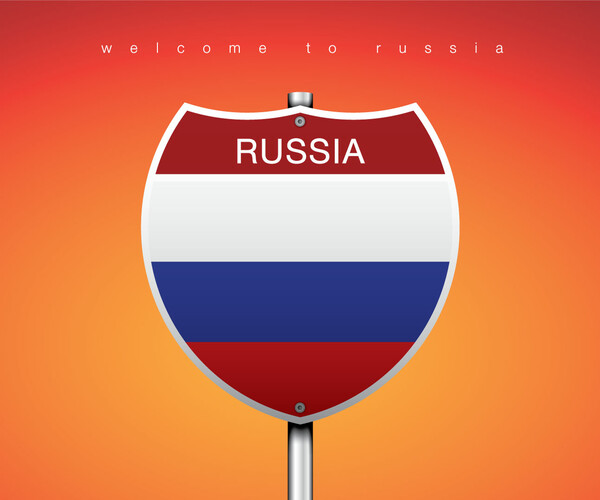 ArtStation - 20 ICON The City Label and Map of RUSSIA In American Signs ...