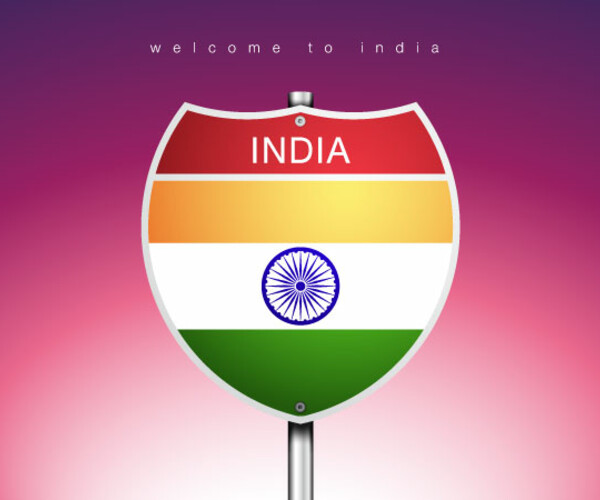 ArtStation - 32 ICON The City Label & Map of INDIA In American Signs ...