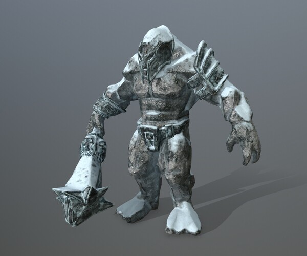 ArtStation - snow monster | Game Assets
