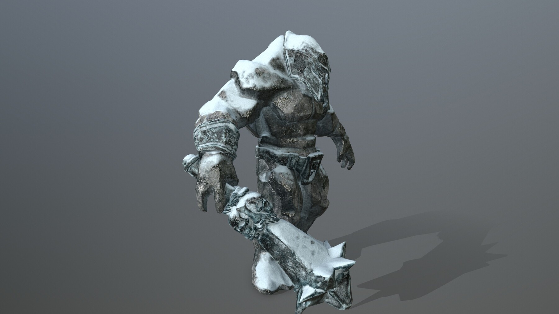 ArtStation - snow monster | Game Assets