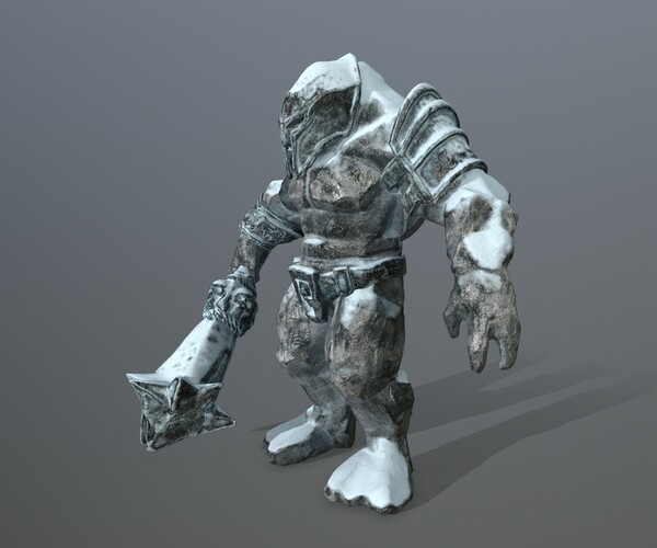 ArtStation - snow monster | Game Assets