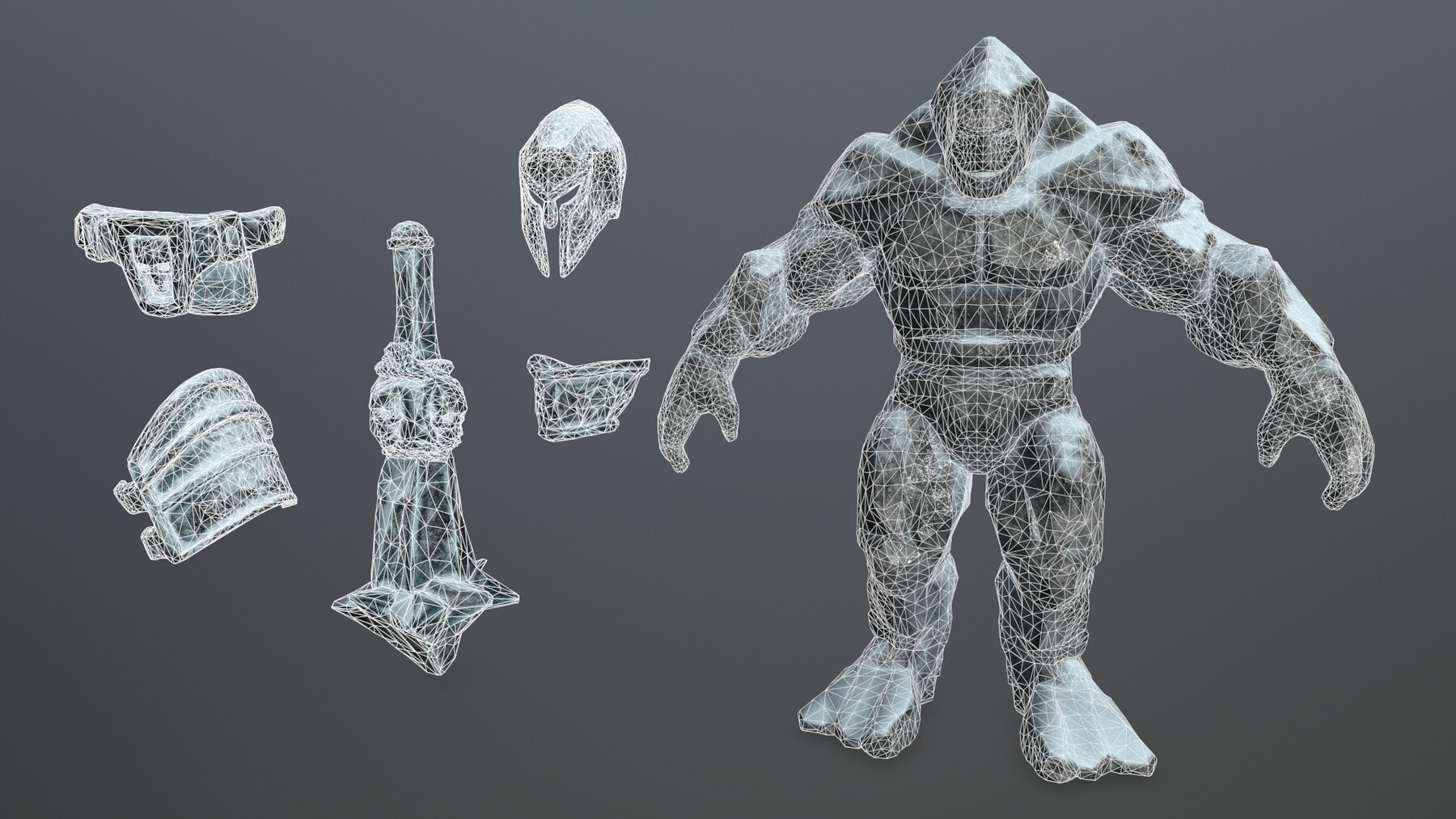 ArtStation - snow monster | Game Assets