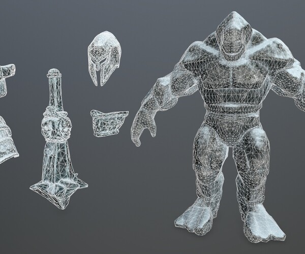 ArtStation - snow monster | Game Assets