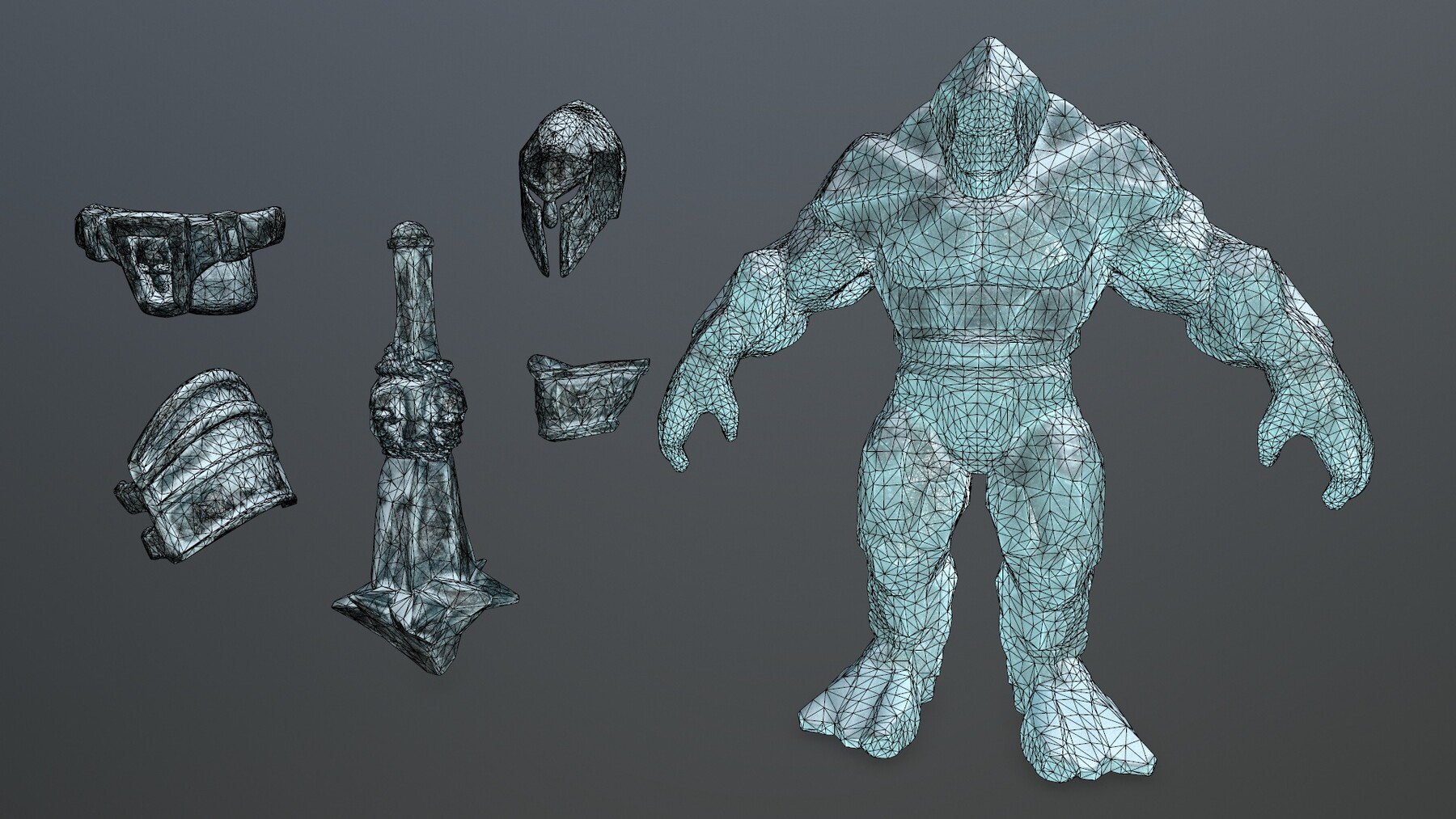 ArtStation - ice monster | Game Assets