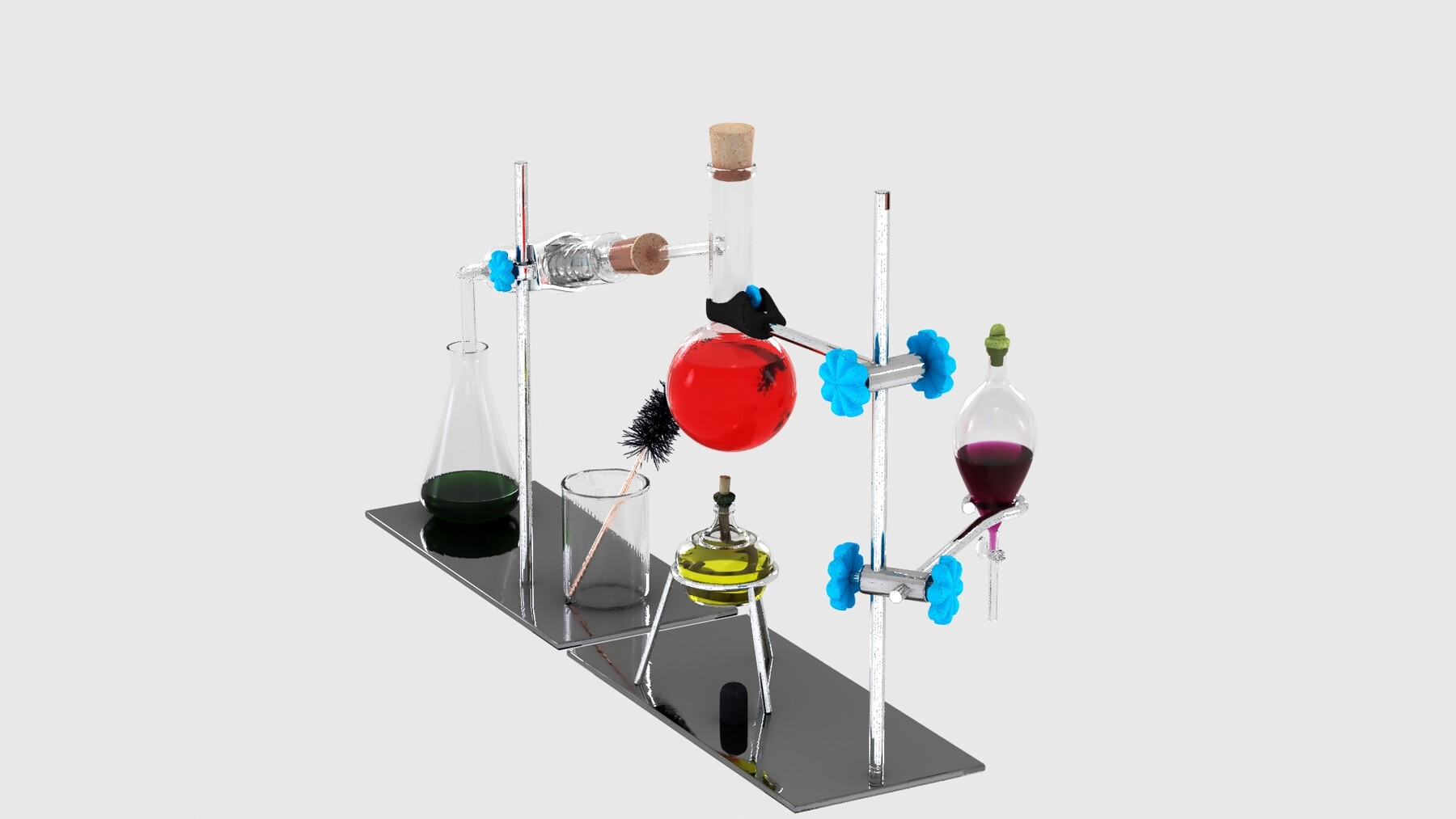 ArtStation - Chemistry Laboratory Glassware (Condenser) | Resources