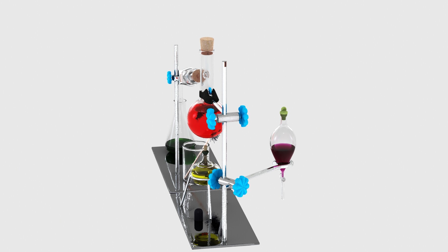ArtStation - Chemistry Laboratory Glassware (Condenser) | Resources