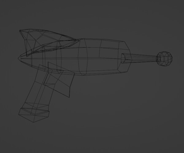 ArtStation - Sci-fi Gun Low Poly | Game Assets