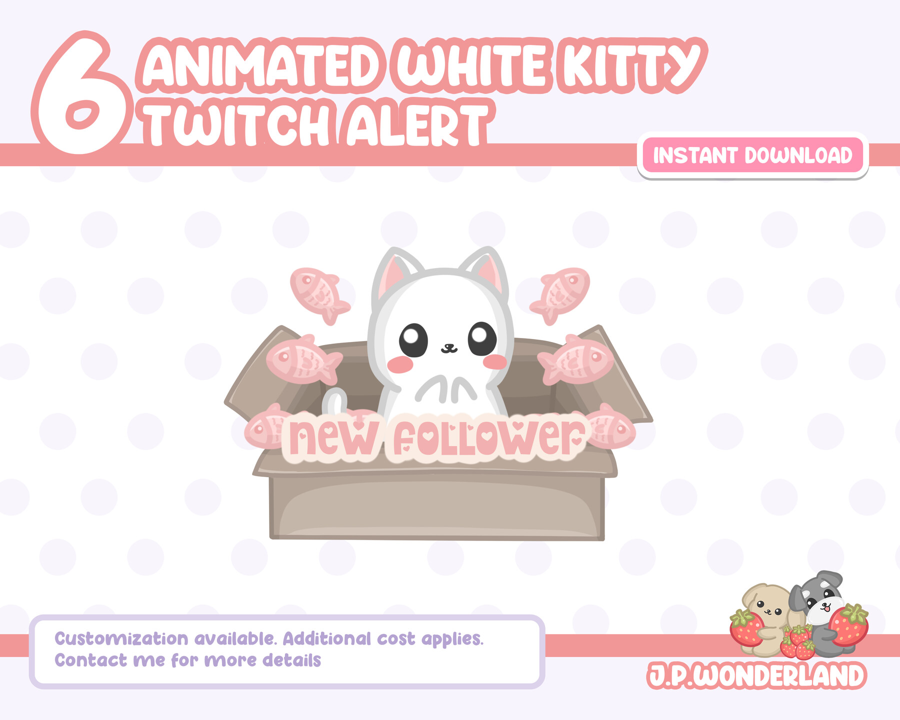 ArtStation - ANIMATED Cat Twitch Alert (Total 6 alerts) | Resources