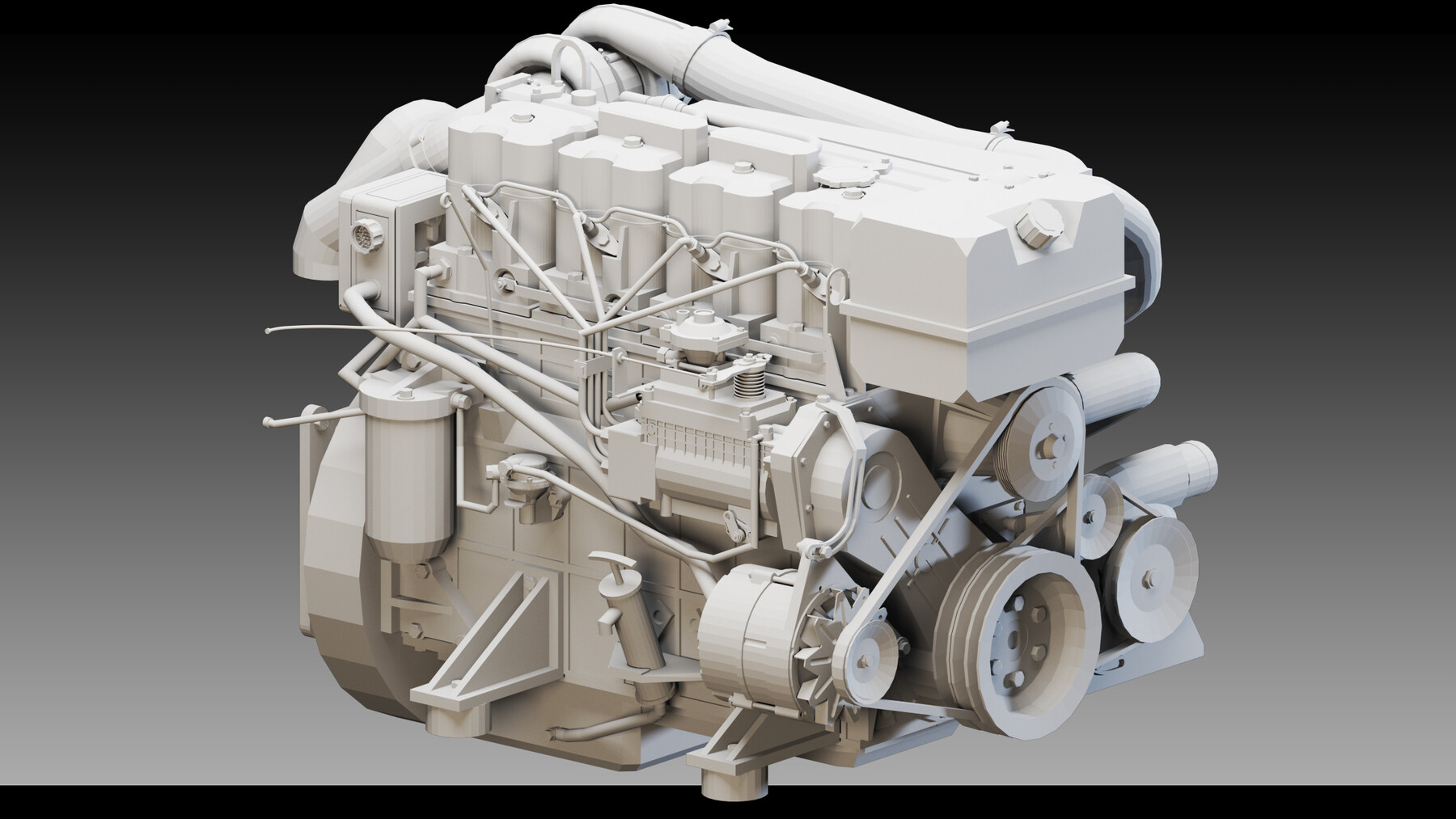 ArtStation - 11 Industrial Engines- High detail 3d models | Resources