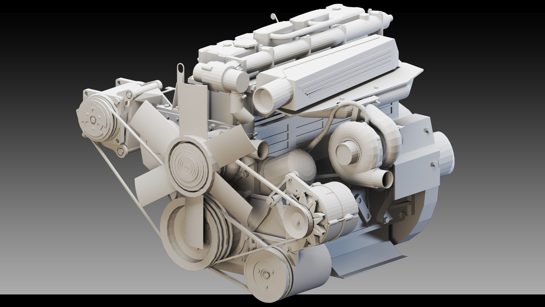 ArtStation - 11 Industrial Engines- High detail 3d models | Resources