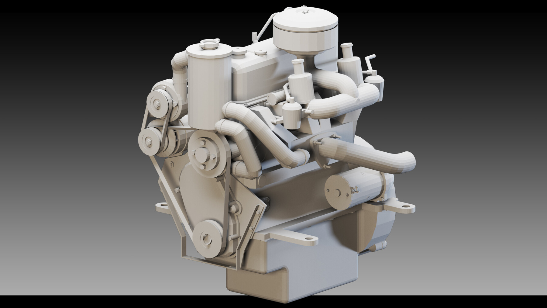 ArtStation - 11 Industrial Engines- High detail 3d models | Resources