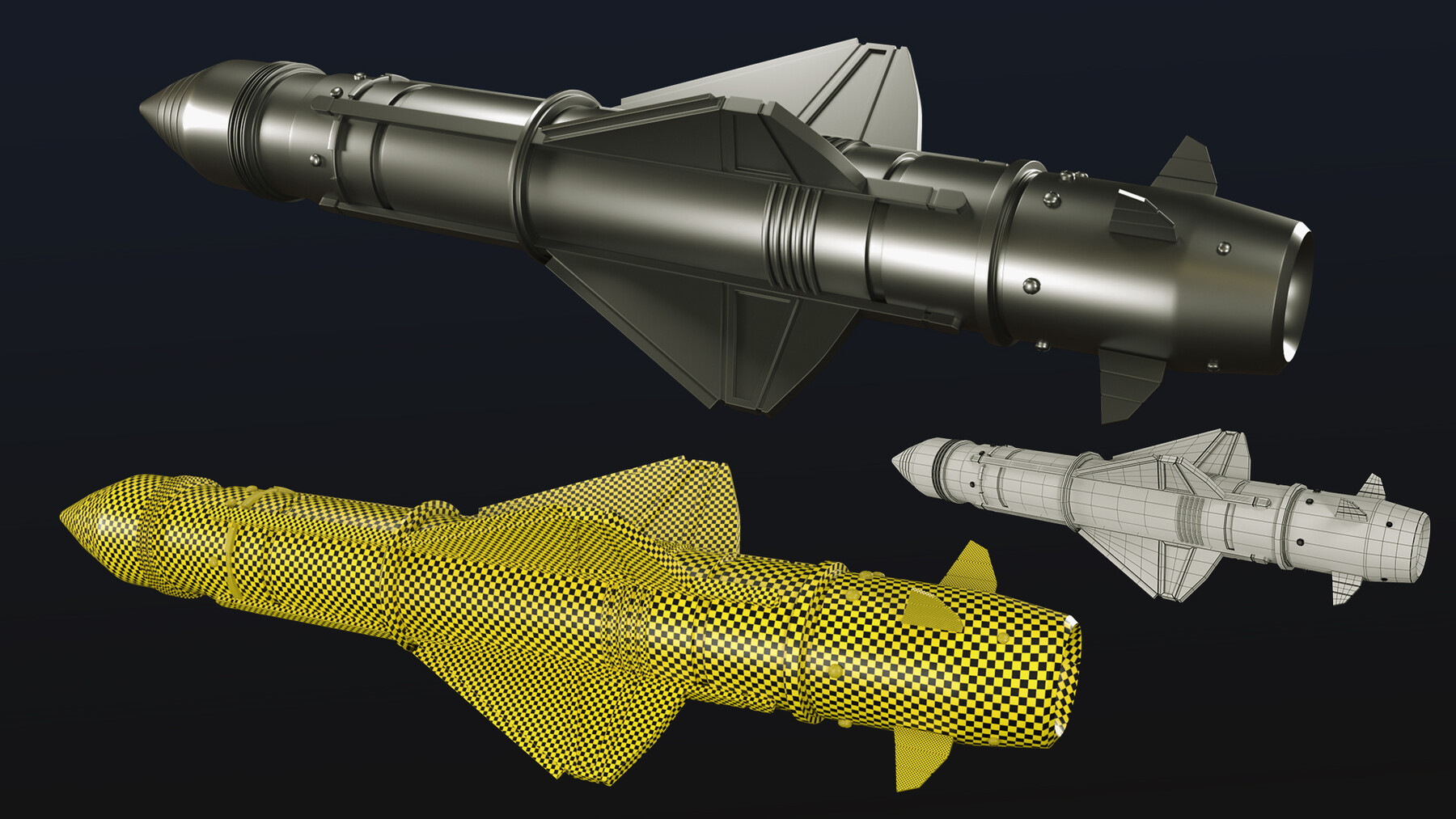 ArtStation - rocket pack - rocket VOL 02 3D model | Game Assets