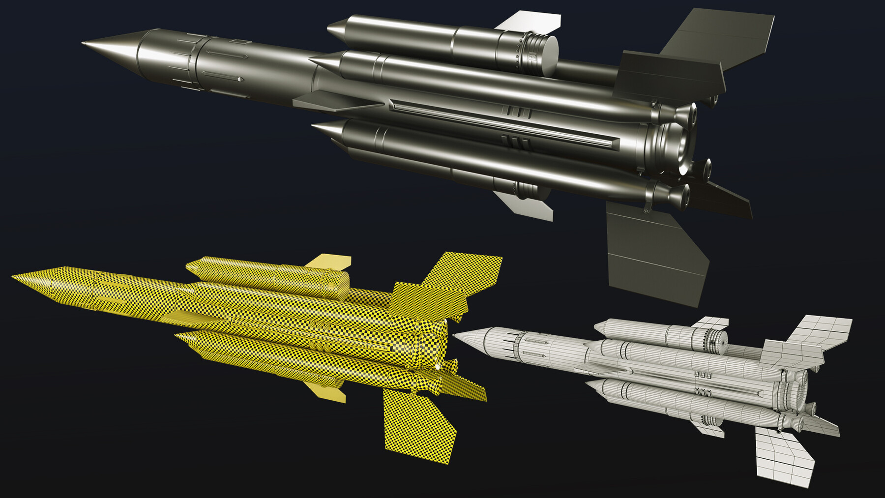ArtStation - rocket pack - rocket VOL 02 3D model | Game Assets