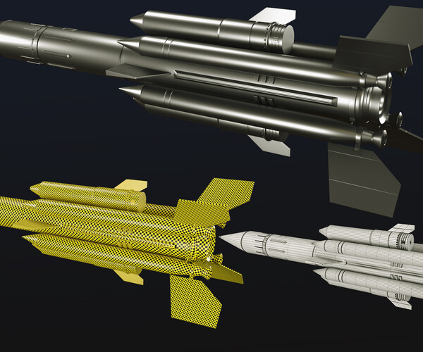 ArtStation - rocket pack - rocket VOL 02 3D model | Game Assets