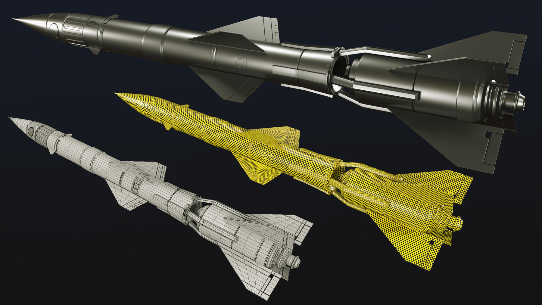 ArtStation - rocket pack - rocket VOL 02 3D model | Game Assets