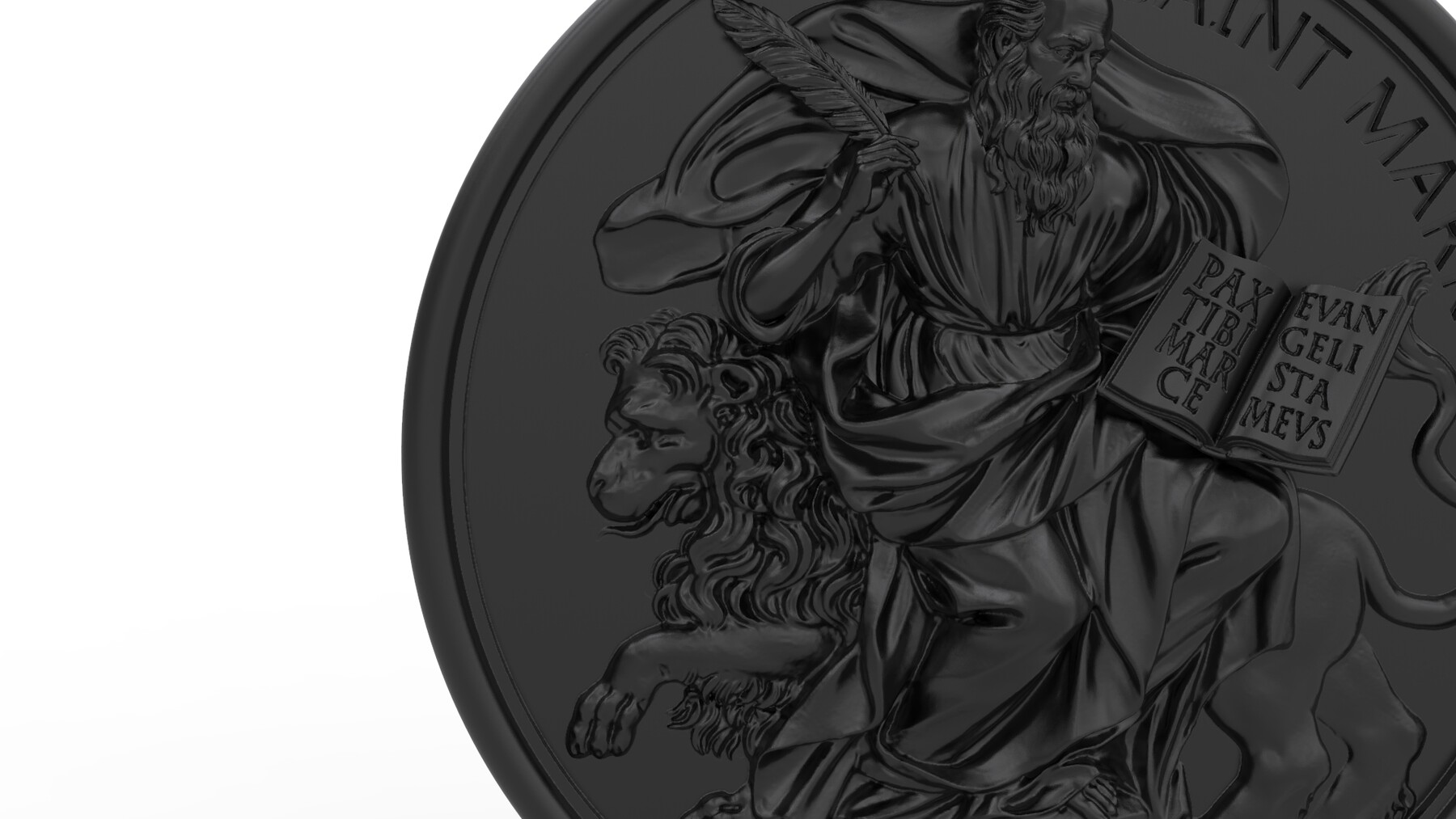 ArtStation - Saint Mark Medal Relief | Resources
