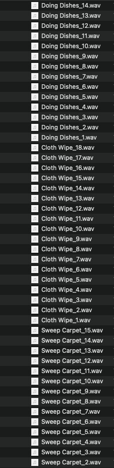 ArtStation - Cleaning Sound Effects | Game Assets