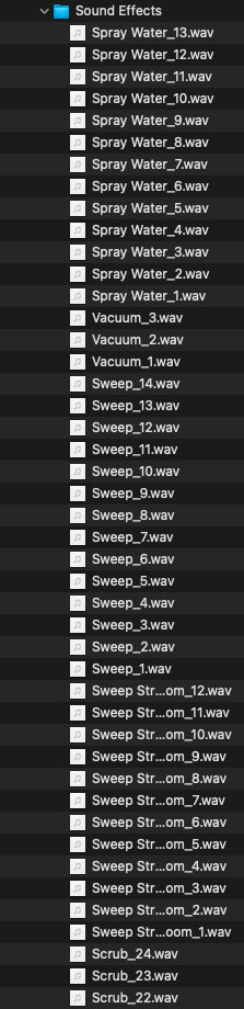 ArtStation - Cleaning Sound Effects | Game Assets