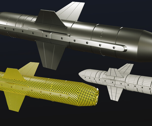 ArtStation - rocket full pack - rocket 3D model | Game Assets