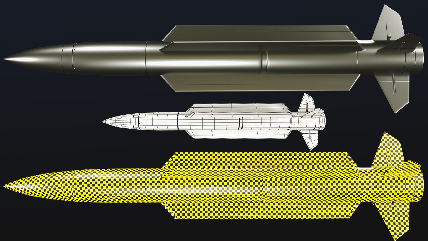 ArtStation - rocket full pack - rocket 3D model | Game Assets