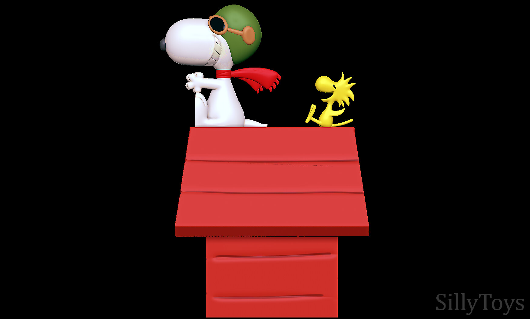ArtStation - Snoopy Flying Ace 3D print model | Resources