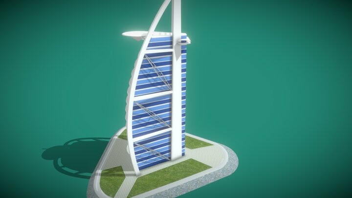 ArtStation - 3D Model - World Famous Buildings | Game Assets