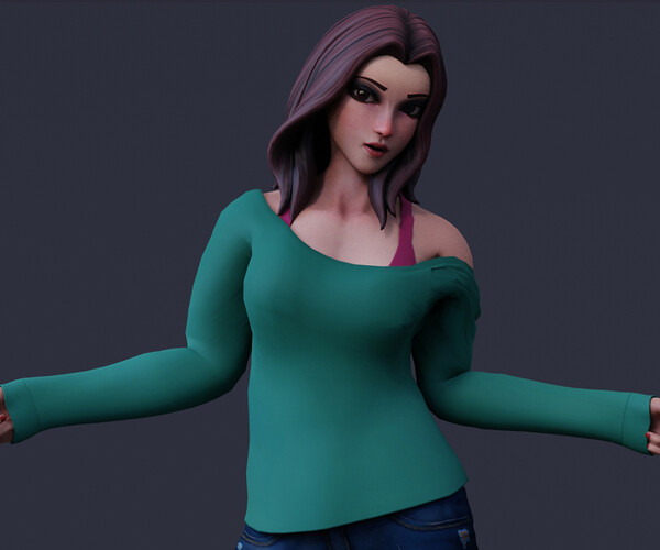 ArtStation - Angela V 2 | Game Assets