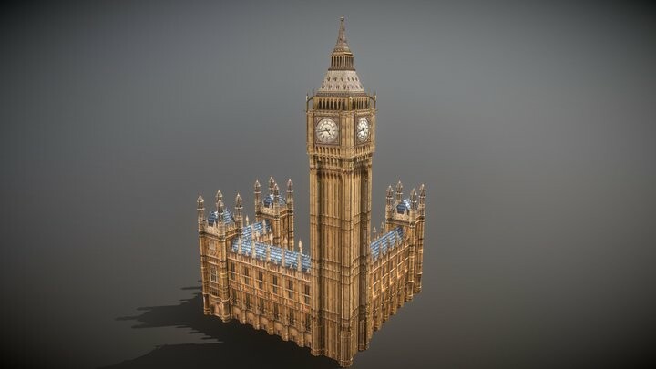 ArtStation - 3D Model - World Famous Buildings | Game Assets